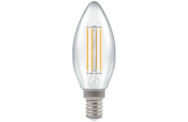 5W LED Candle Filament Dimmable SES (E14) Lamp 2700K Clear