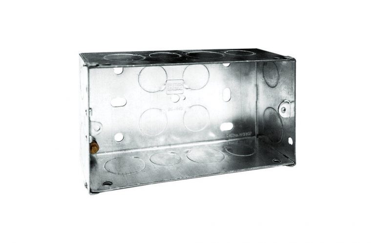 47mm 2 GANG Knockout BOX SB1 MB5 - Harbord Electrical
