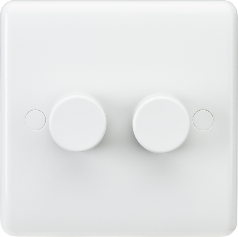 2-Gang 2-Way 400W Leading Edge Dimmer Switch (LED Compatible) - Harbord ...