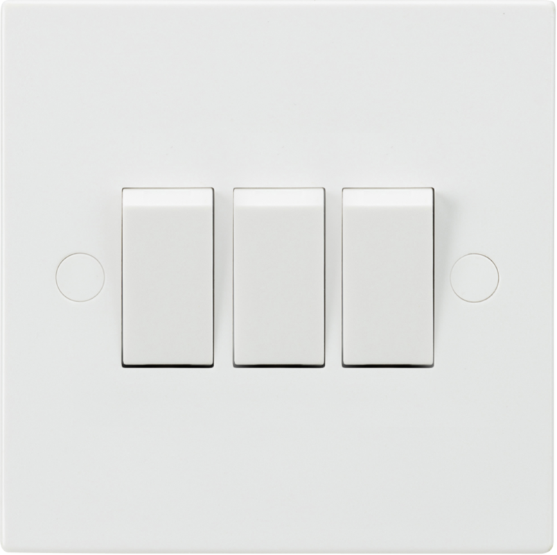 10AX 3-Gang 2-Way Light Switch - Harbord Electrical